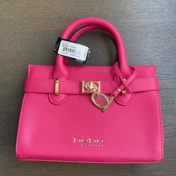 bebe | Bags | Nwt Bebe Evie Small Satchel Orchid | Poshmark